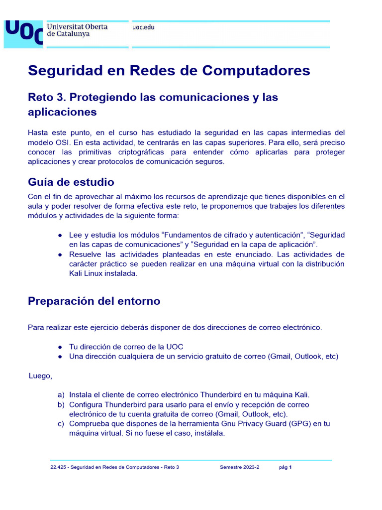 Reto 3 | PDF | Criptografía de clave pública | Cifrado