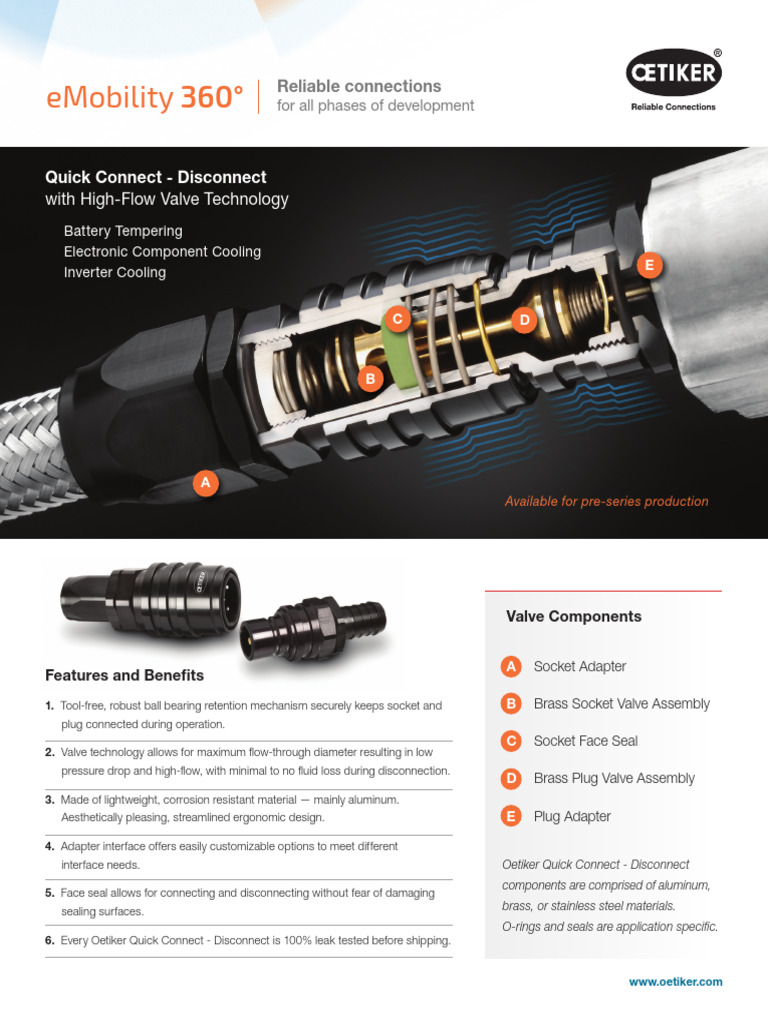 OETIKER Connections | Download Free PDF | Valve | Electrical Connector