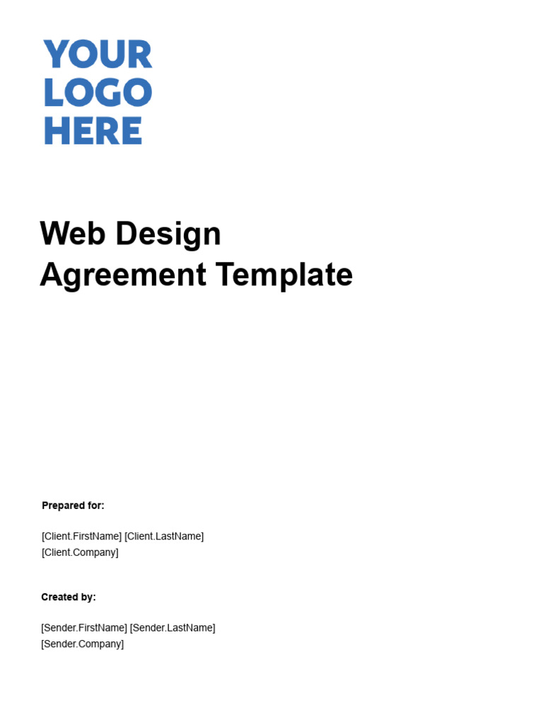 Web Design Agreement Template - Non-Refundable Deposit | Download Free ... Web Design Agreement Template - Non-Refundable Deposit | Download Free ...