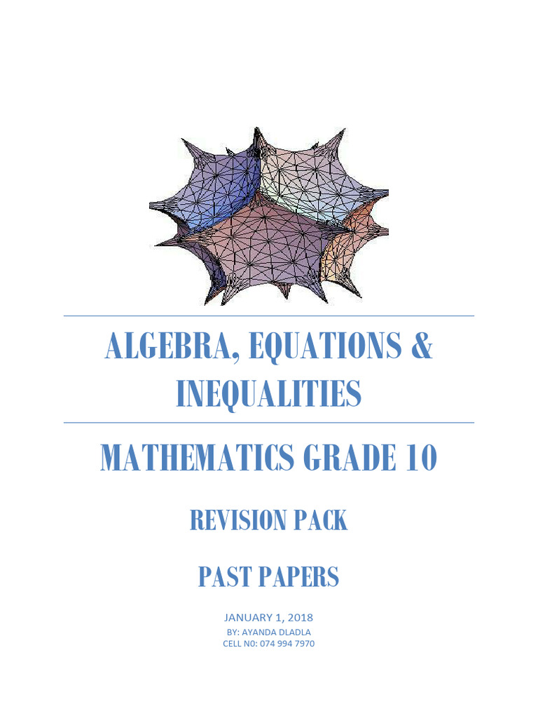 Equations and Inequalities | PDF | Equations | Numbers