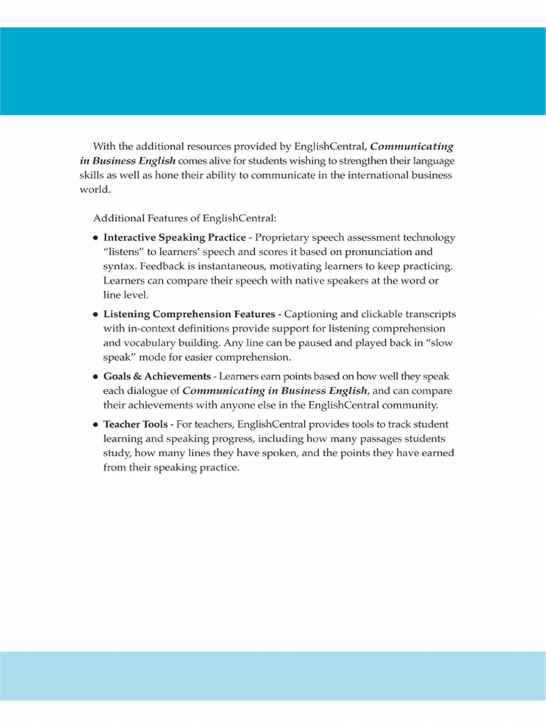 Communicating in Business English - 2 | PDF