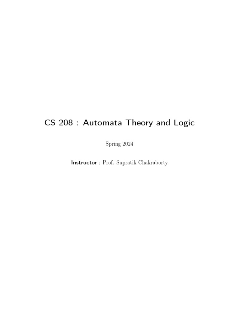 Lectures 1 To 31 | PDF | If And Only If | Logic