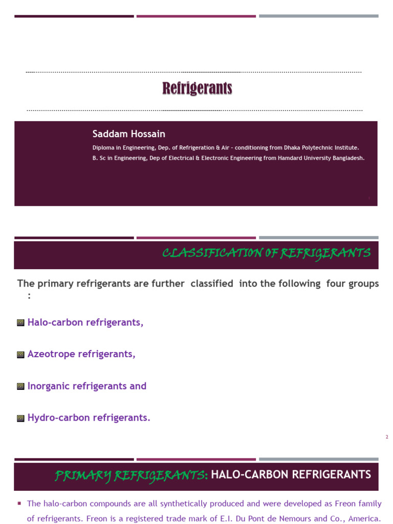 Refrigerant 2 | PDF | Propane | Hydrocarbons