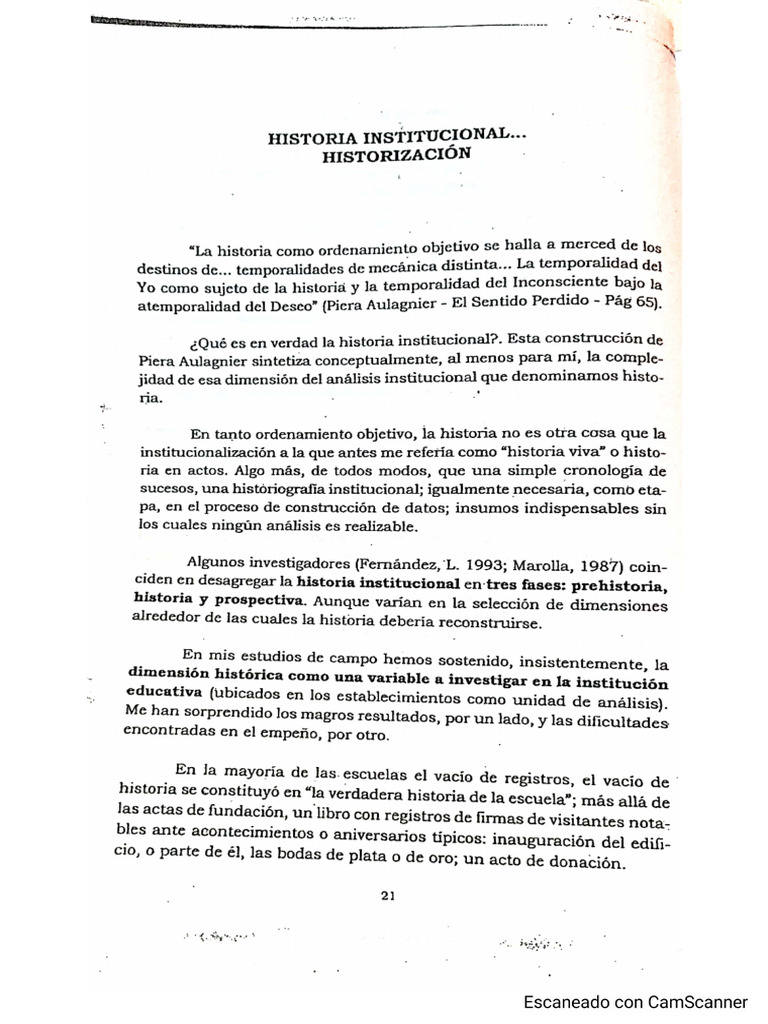 Lucía Garay - Historización y Temporalidad | PDF
