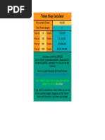 BSS Ticket Shop Calculator | PDF | Games & Activities