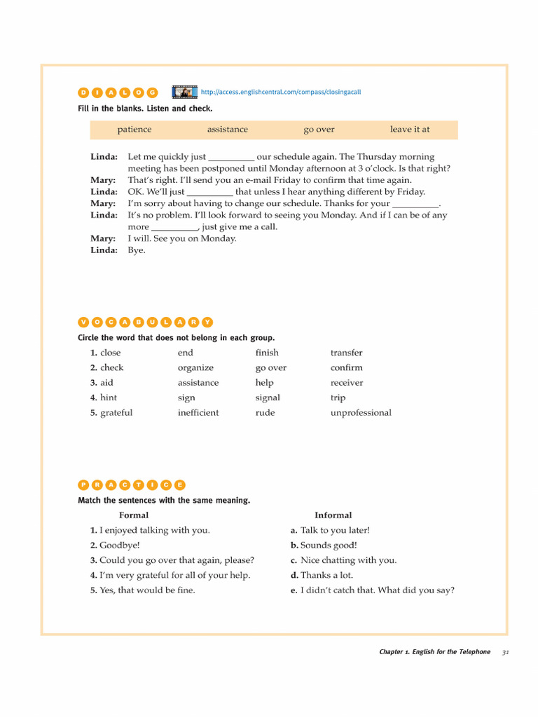 Communicating in Business English - 7 | PDF