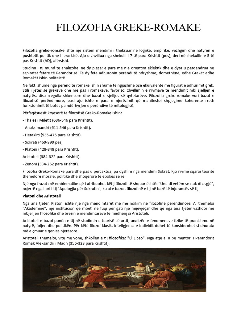 Filozofia Greke | PDF