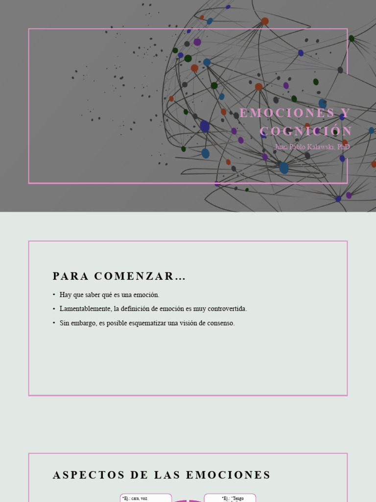 Emociones Y Cognición Pdf Las Emociones Cognición