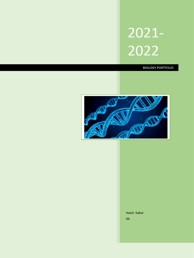 Biology Portfolio | PDF