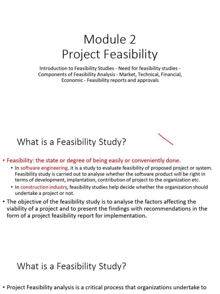 Module 2 Feasibility_edited (1) | Download Free PDF | Feasibility Study | Forecasting
