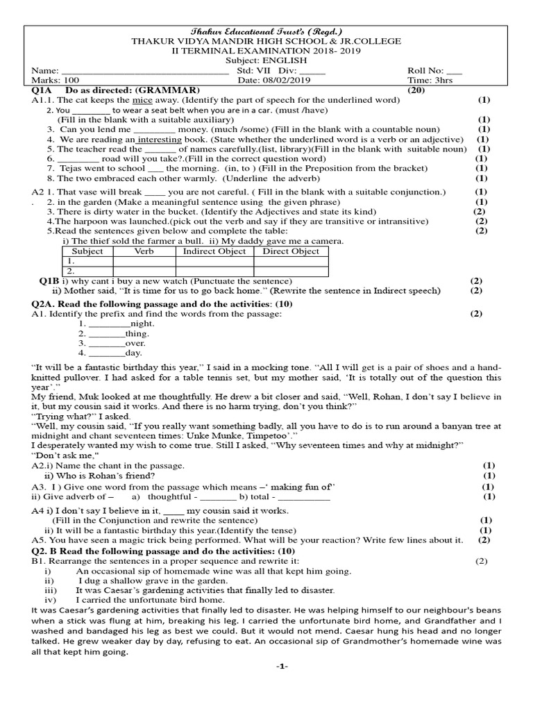 Paper seventh | PDF | Verb | Triangle