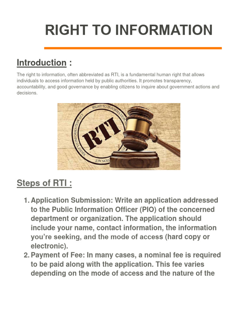 Rti L Digital Empowernent | PDF | Information | Justice