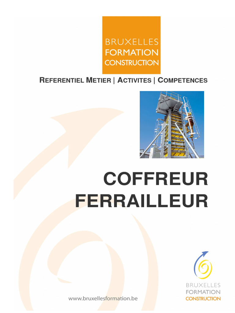 Référentiel Métier : Coffreur Ferrailleur | PDF | Béton | Sécurité