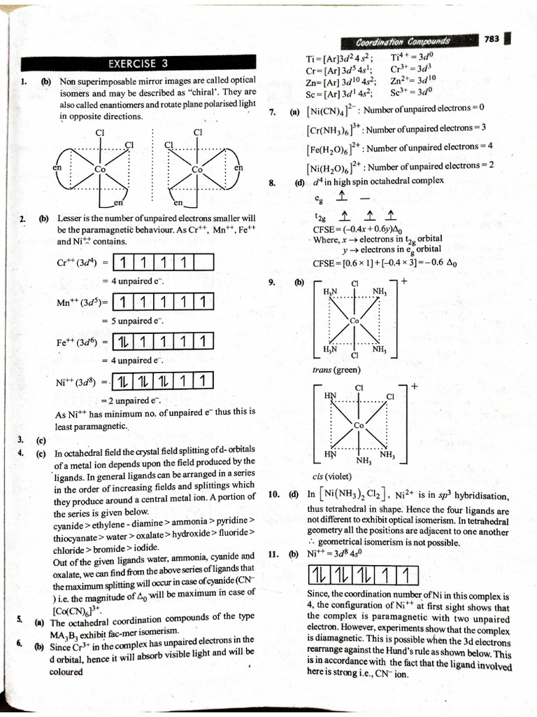 Coordination MCQ Answer | PDF
