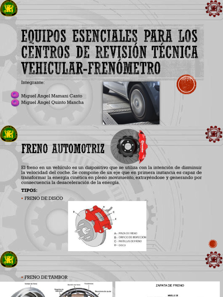 Frenómetro Metrología | PDF | Eje | Freno