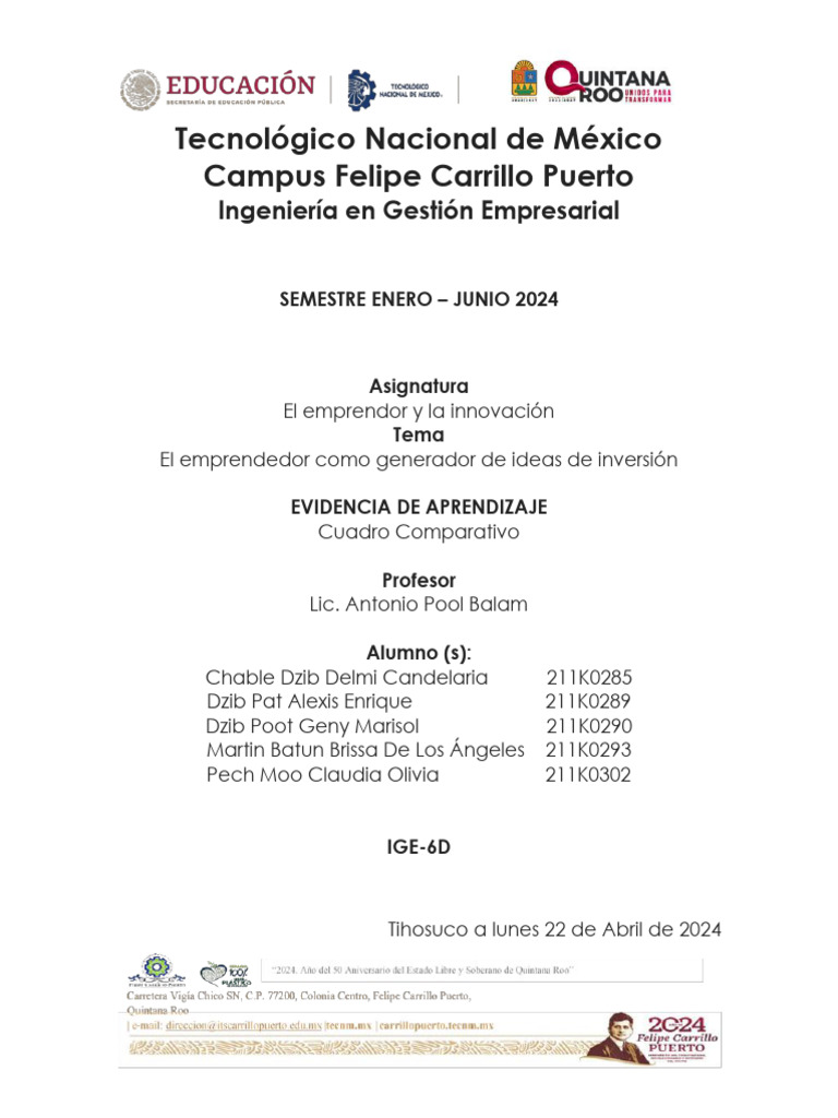 Cuadro Comparativo | PDF | Business | Economias