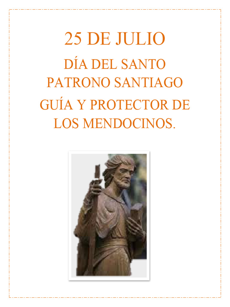 25 de Julio - Santo Patrono | PDF