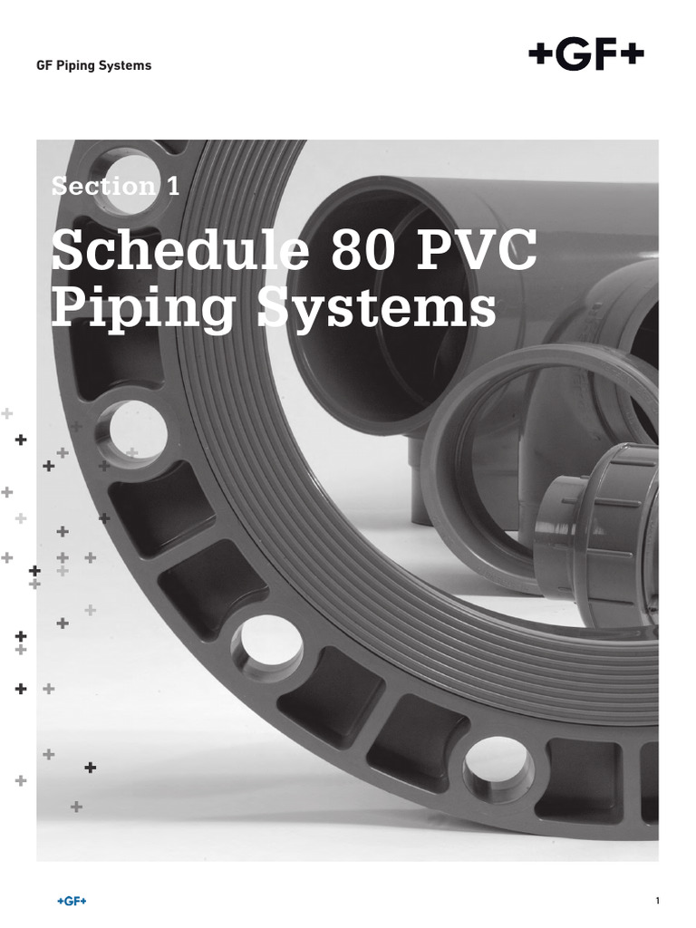GF SCh80 UPVC Catalogue | PDF | Pipe (Fluid Conveyance) | Mechanical ...