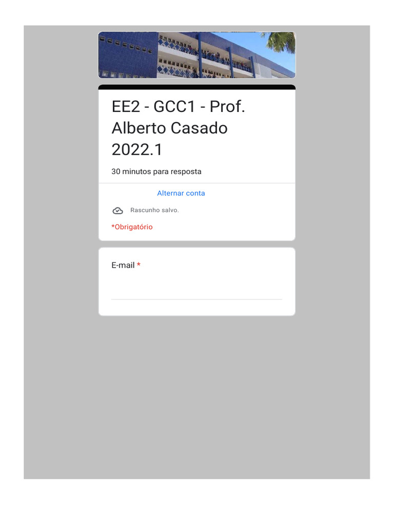 Ee2 - Gcc1 - Prof. Alberto Casado - Corrigido | PDF | ISO 9000