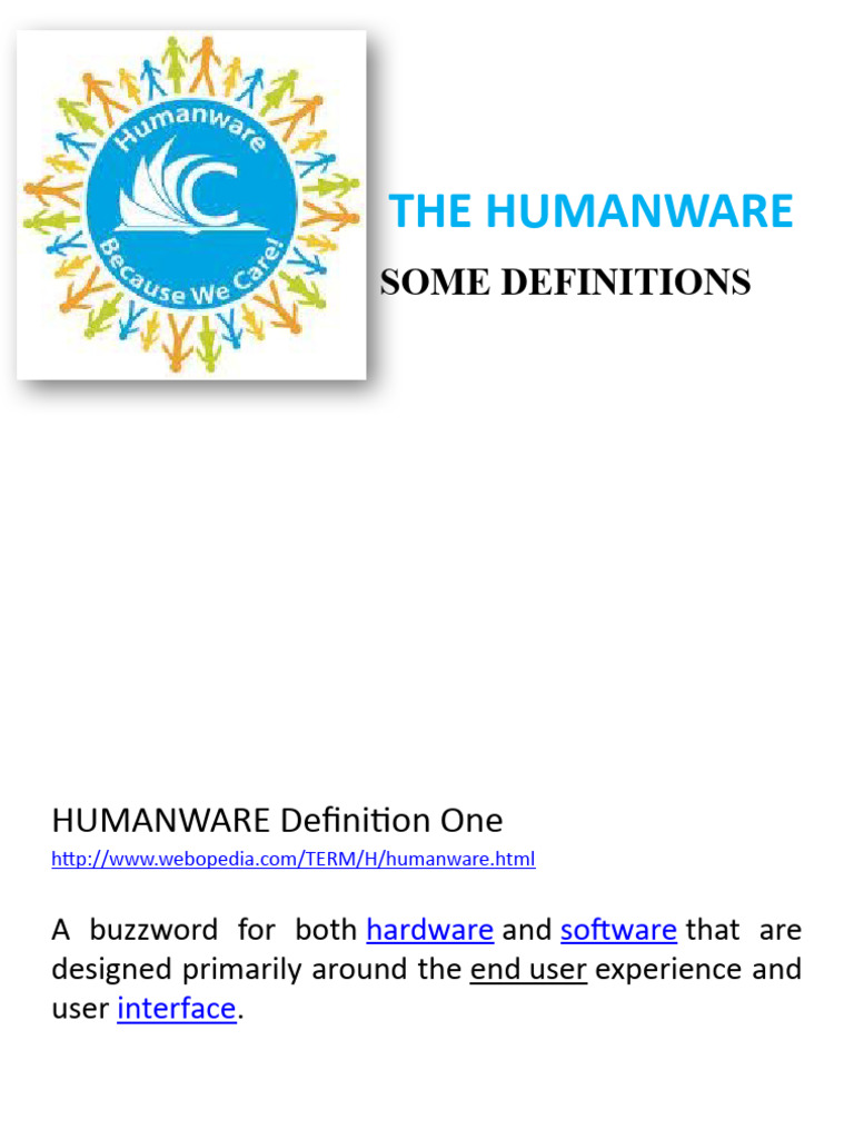 Understanding Humanware in Computing | PDF