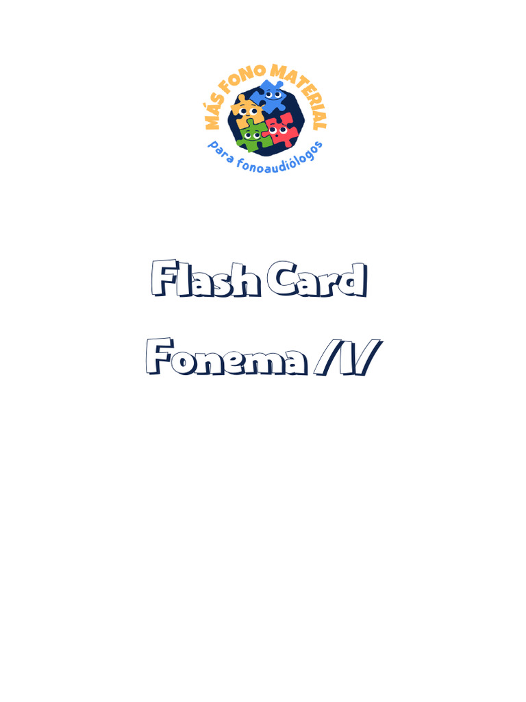 Flash Cards Fonema L | PDF | Poesía | Ficción general