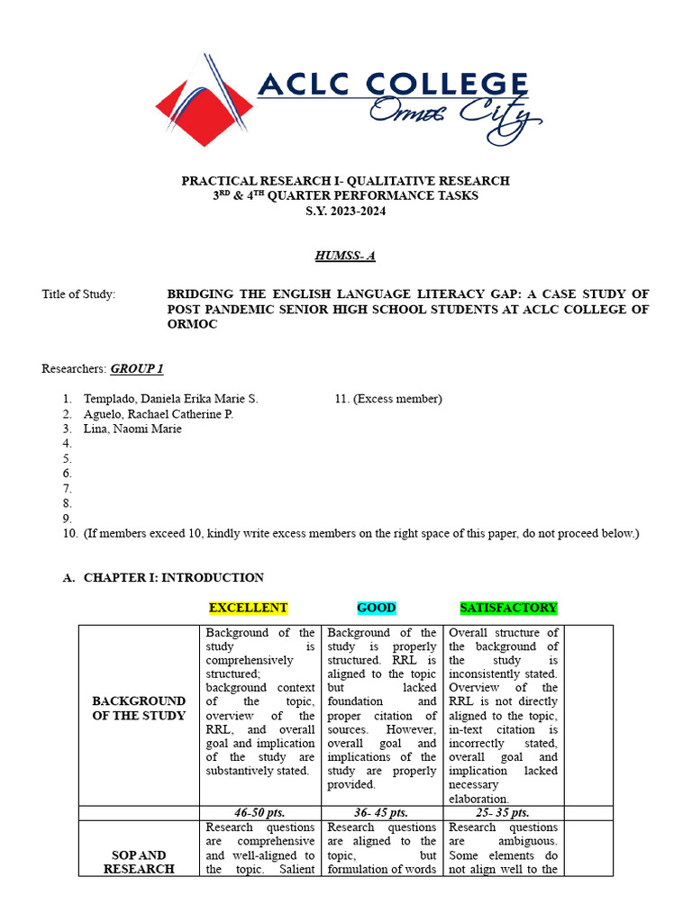 FINAL-COVER-PAGES | PDF | Methodology | Cognition