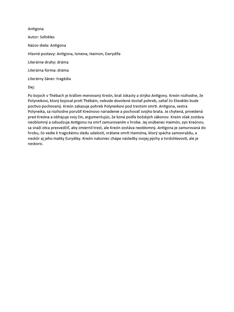 Antigona | PDF