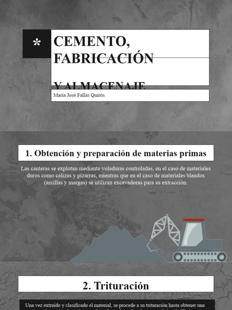 Fabricación Del Cemento | PDF | Cemento | Molino (molienda)
