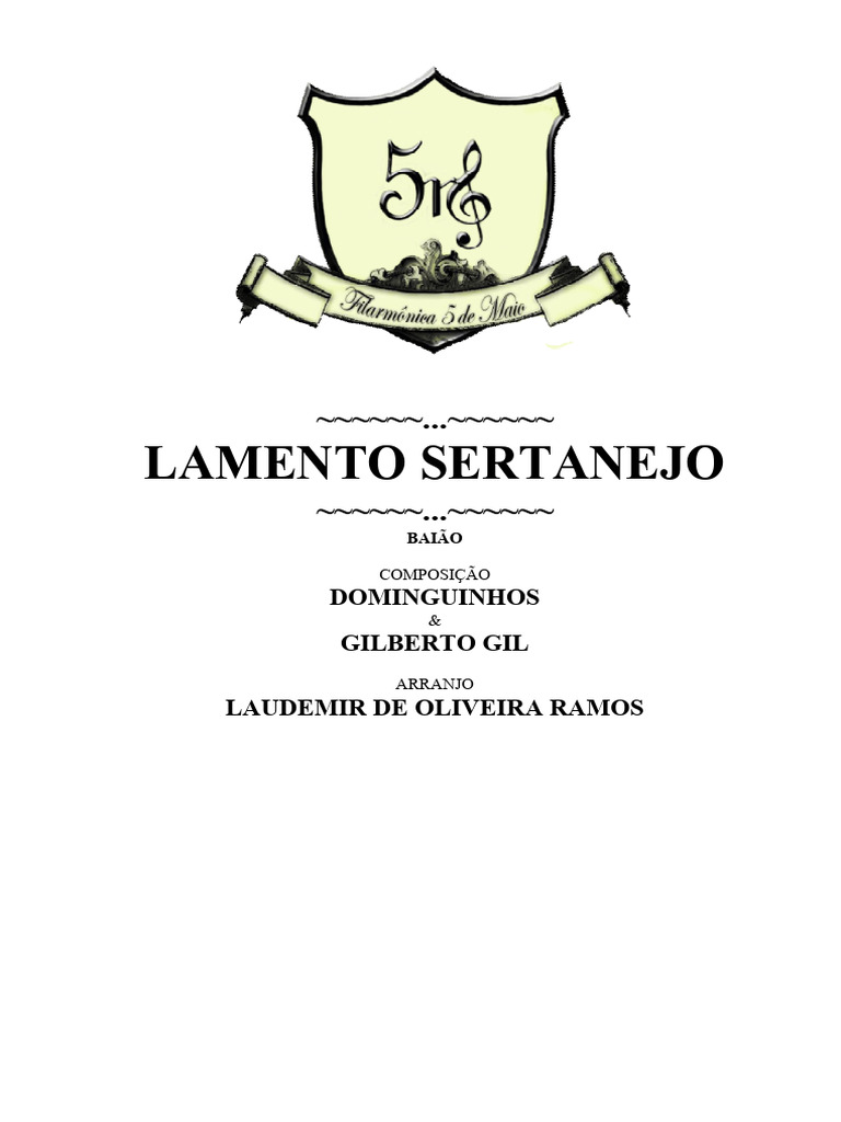 Lamento Sertanejo | PDF | Saxophone | Woodwind Instruments