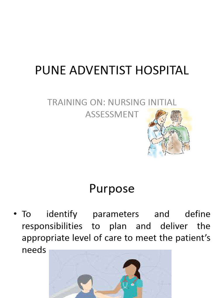 Nursing Assessment Training Guide | PDF | Self-Improvement | Wellness