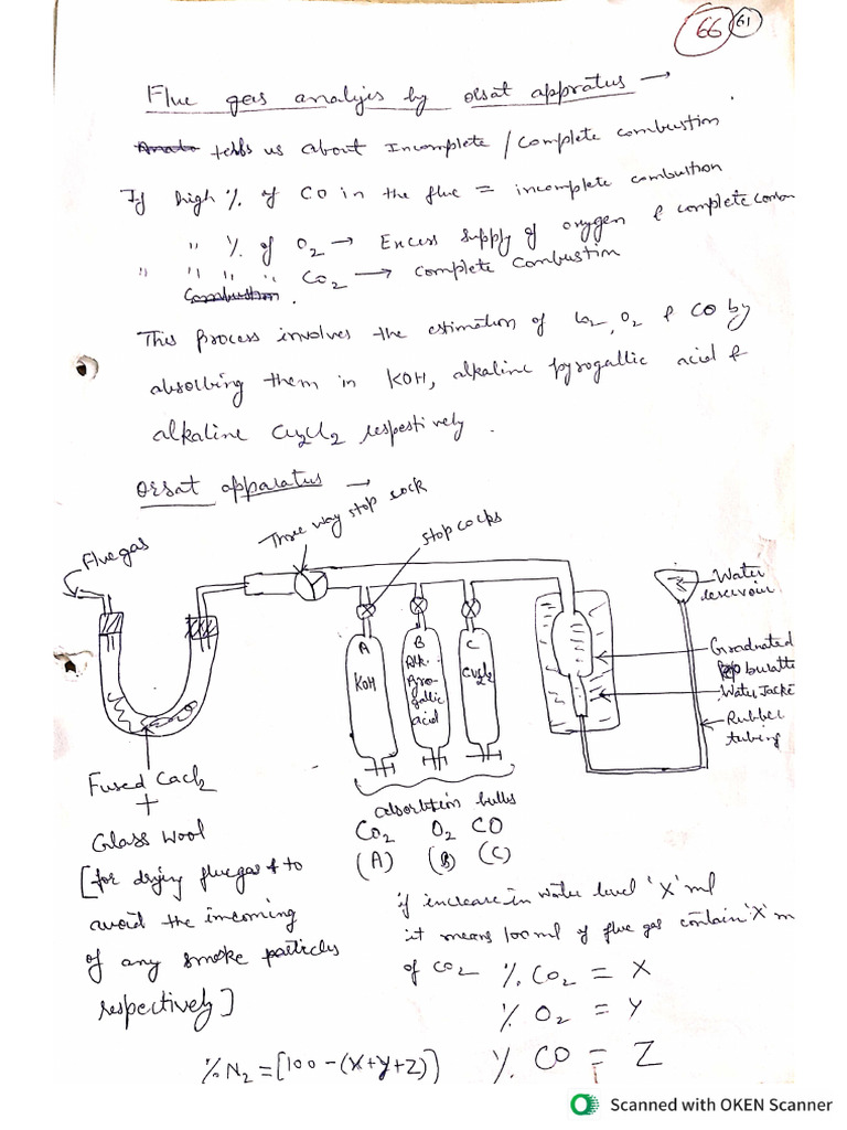Flue Gas Analysis | PDF
