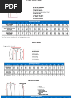 Tabla de Tallas de Playeras | PDF