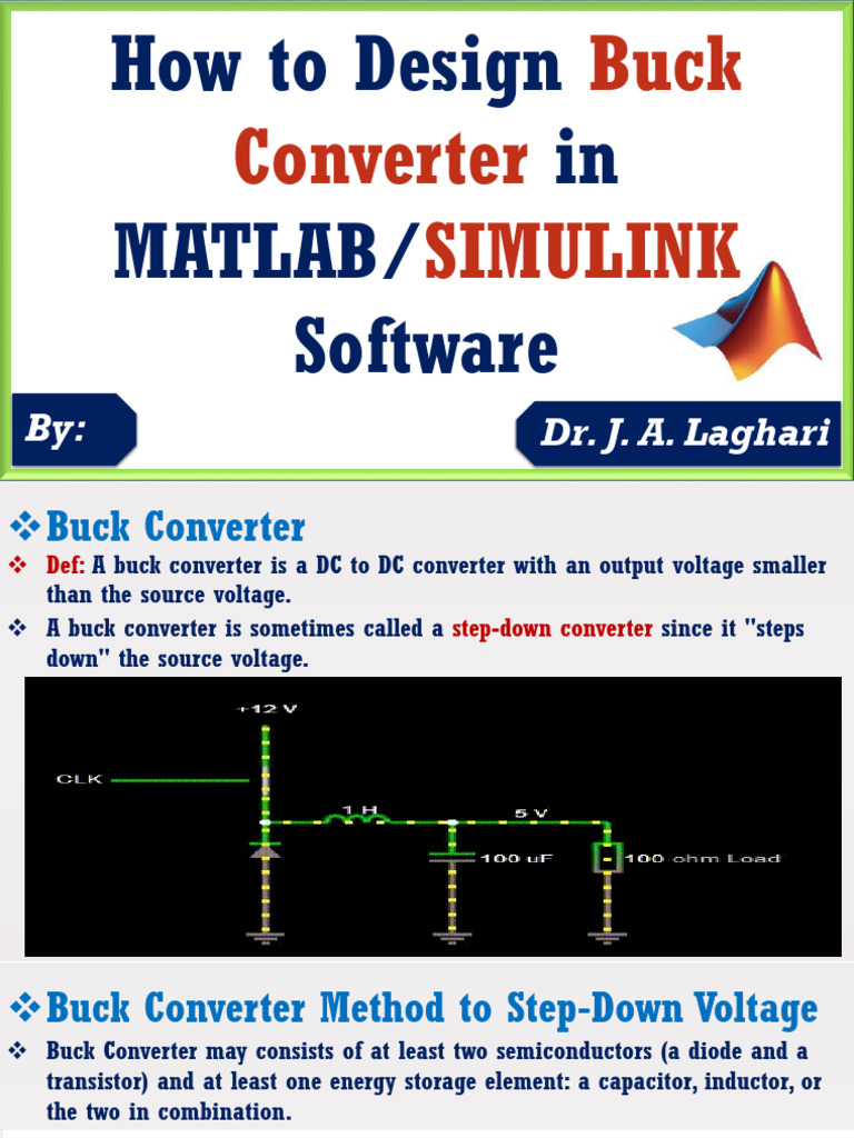 Buck Converter MATLAB SIMULINK MODEL | PDF | Technology & Engineering | Science & Mathematics