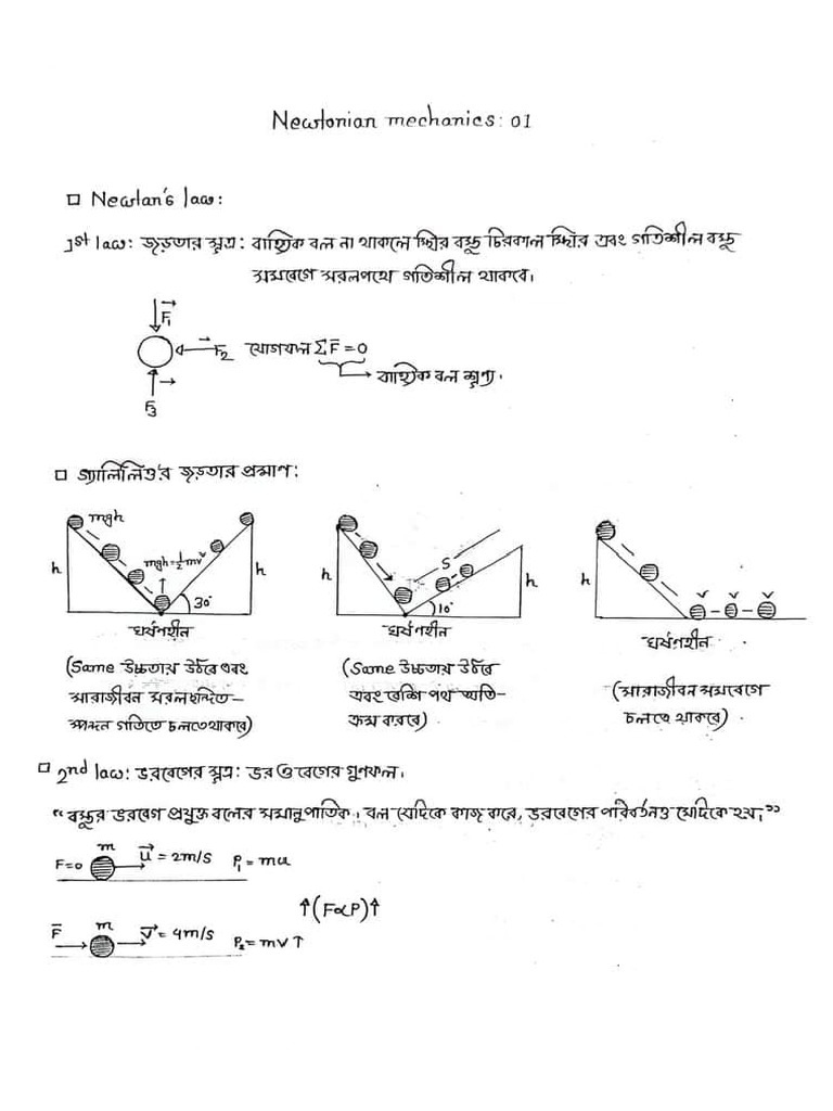 Newtonian Mechanics | PDF