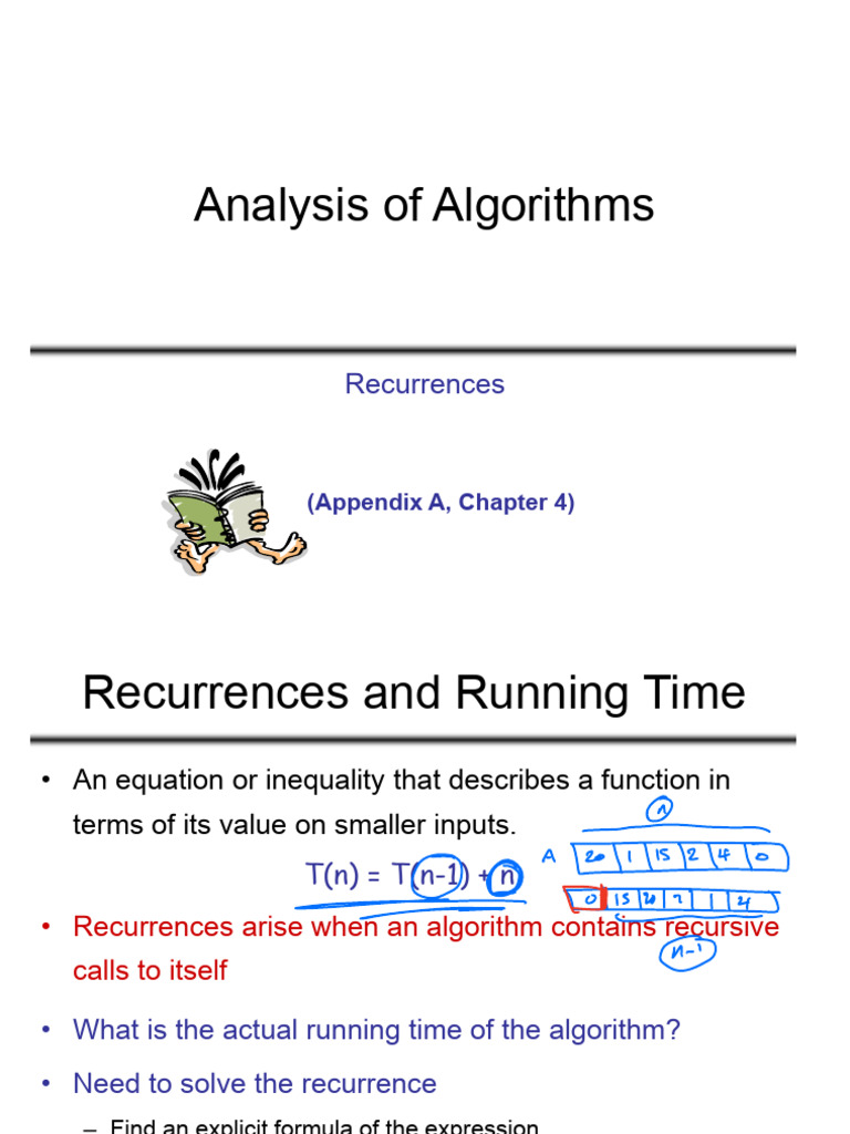 Lecture 2 Pdf Recurrence Relation Applied Mathematics