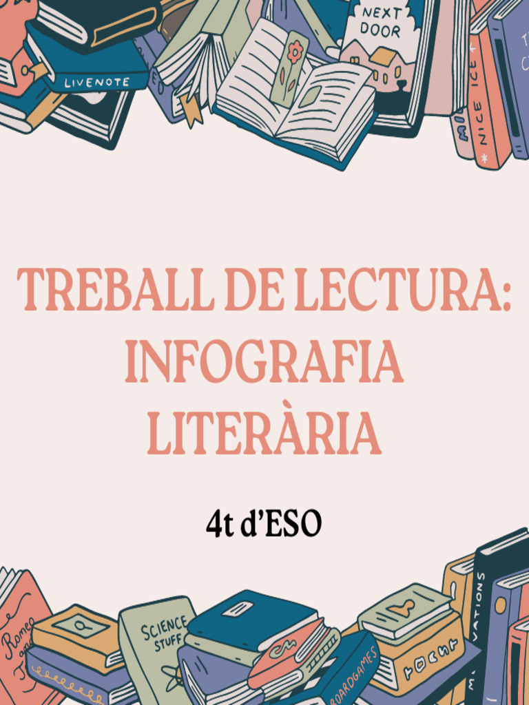 Treball de Lectura Infografia Literària | PDF