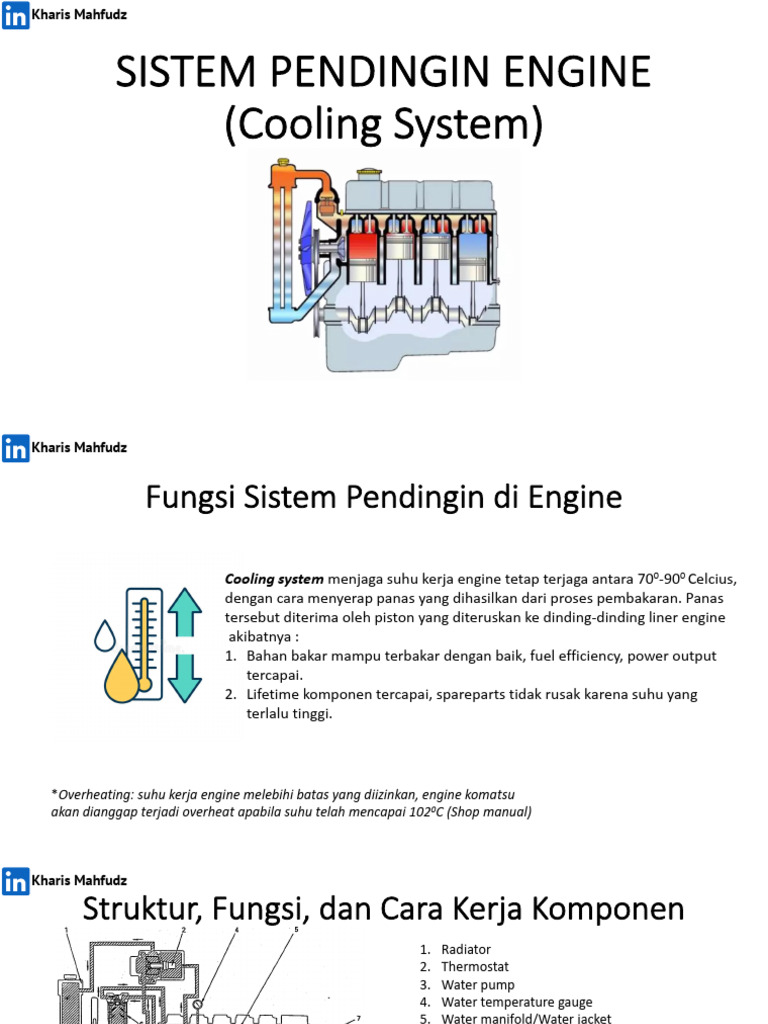 Fungsi dan Cara Kerja Sistem Pendingin | PDF | Teknologi & Rekayasa
