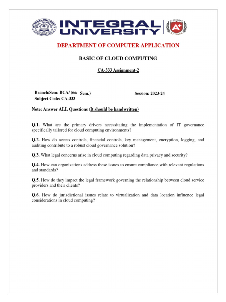 CC Assignment - 2 | PDF | Computers | Technology & Engineering
