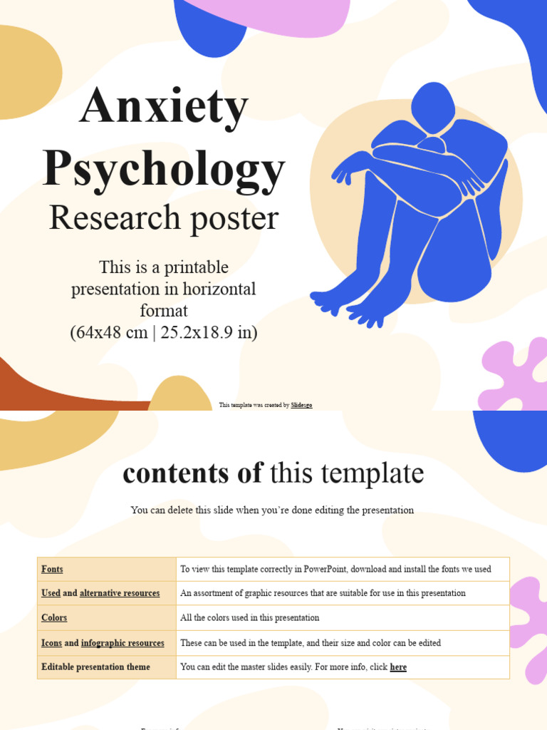 Anxiety Psychology Research Poster by Slidesgo | PDF | Planets | Solar ...