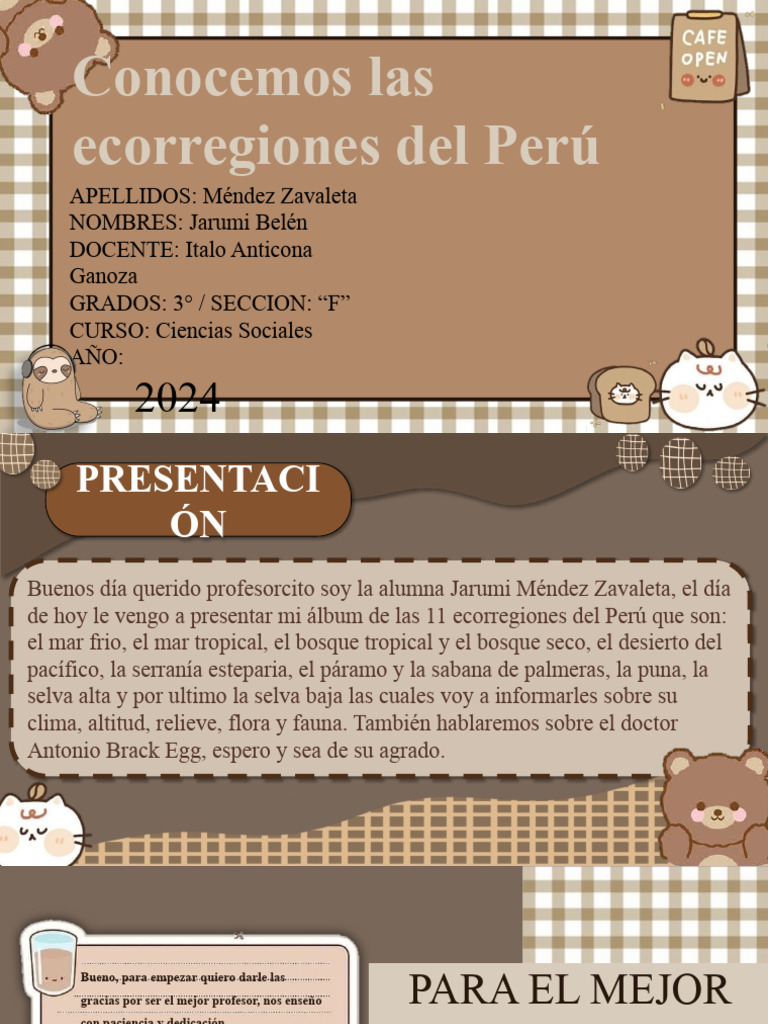 ALBUM DE CCSS 2024 | Descargar gratis PDF | Perú | Ciencias de la Tierra