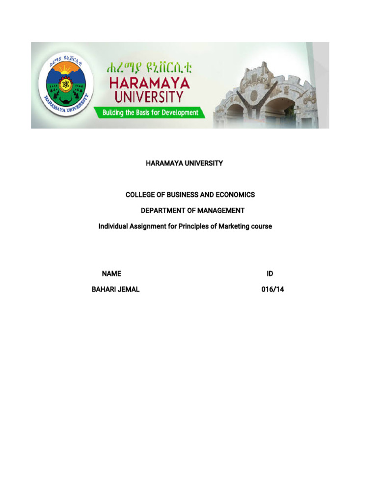 1.marketing Assignments | PDF