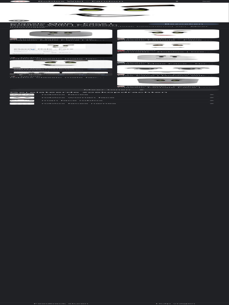 Classic Roblox Face Google Zoeken Pdf