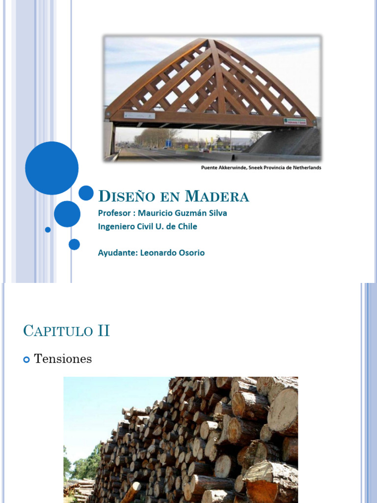 Cap II - Tensiones | PDF | Madera | Tablas de madera