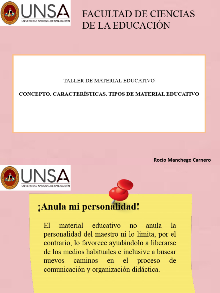 TEMA 01 Material Educativo Concepto Caracterisiticas | PDF | Enseñando ...