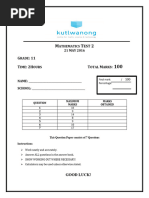 grade 11 assignment term 2 | PDF | Geometry | Mathematics