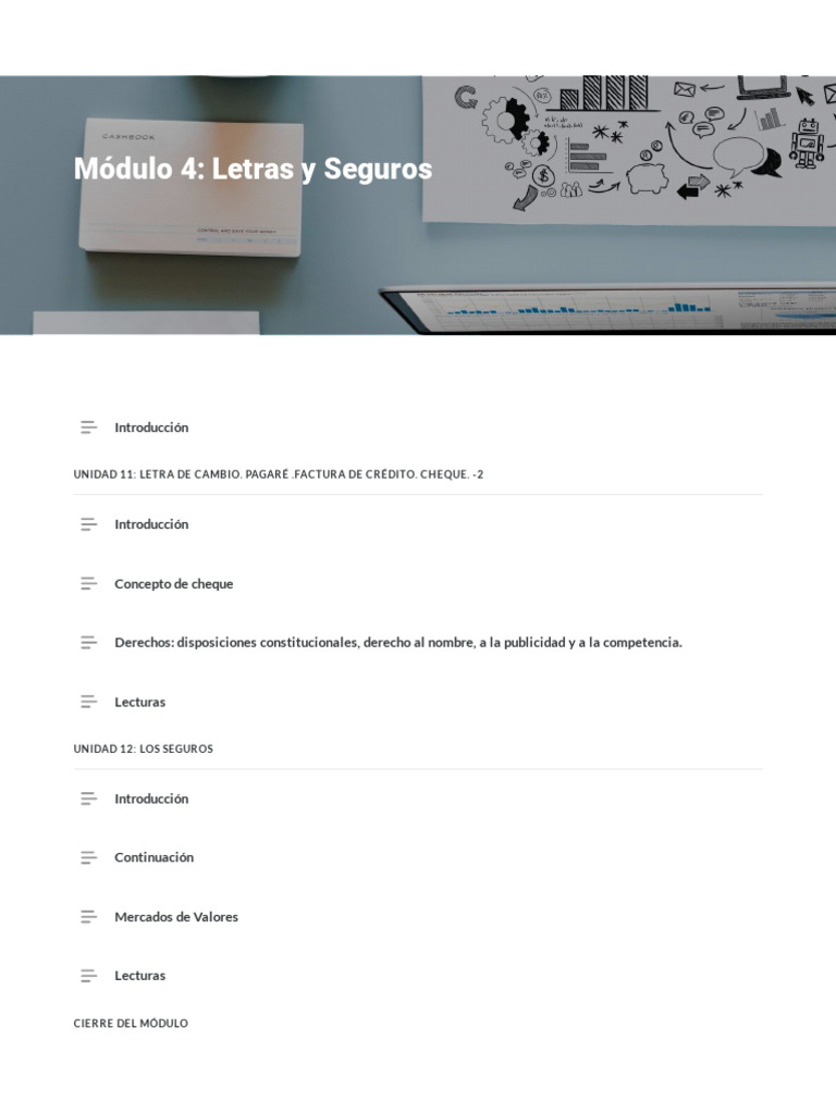 modulo 4 derecho comercial-letras-y-seguros | PDF | Seguro | Póliza de seguros