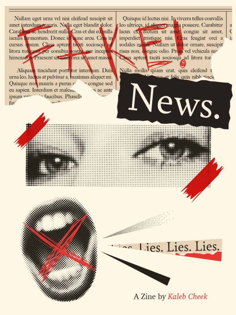 Fake News Media Literacy Zine | PDF | Journalism | News