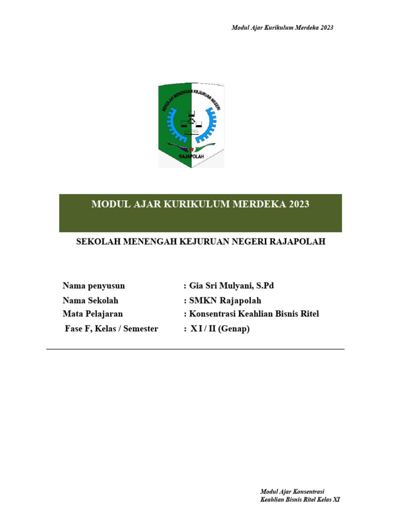 Modul Konke Materi Sop Kasir | PDF | Karier & Perkembangan