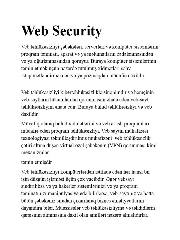 Web Security | PDF Web Security | PDF