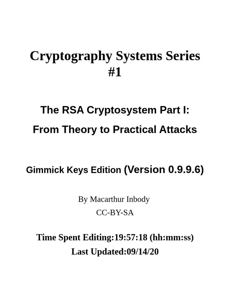RSA_LAB_1 | Download Free PDF | Factorization | Encryption